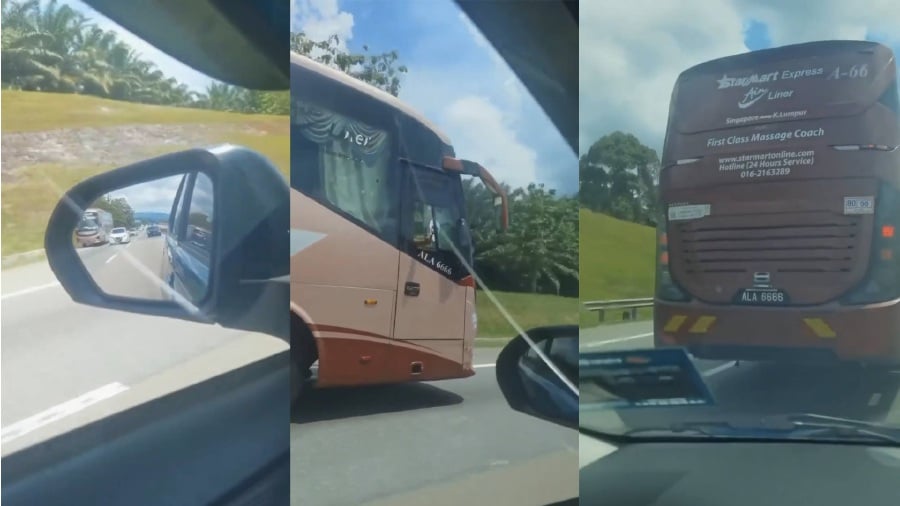Bus operator's licence suspended after driver's reckless behaviour goes ...