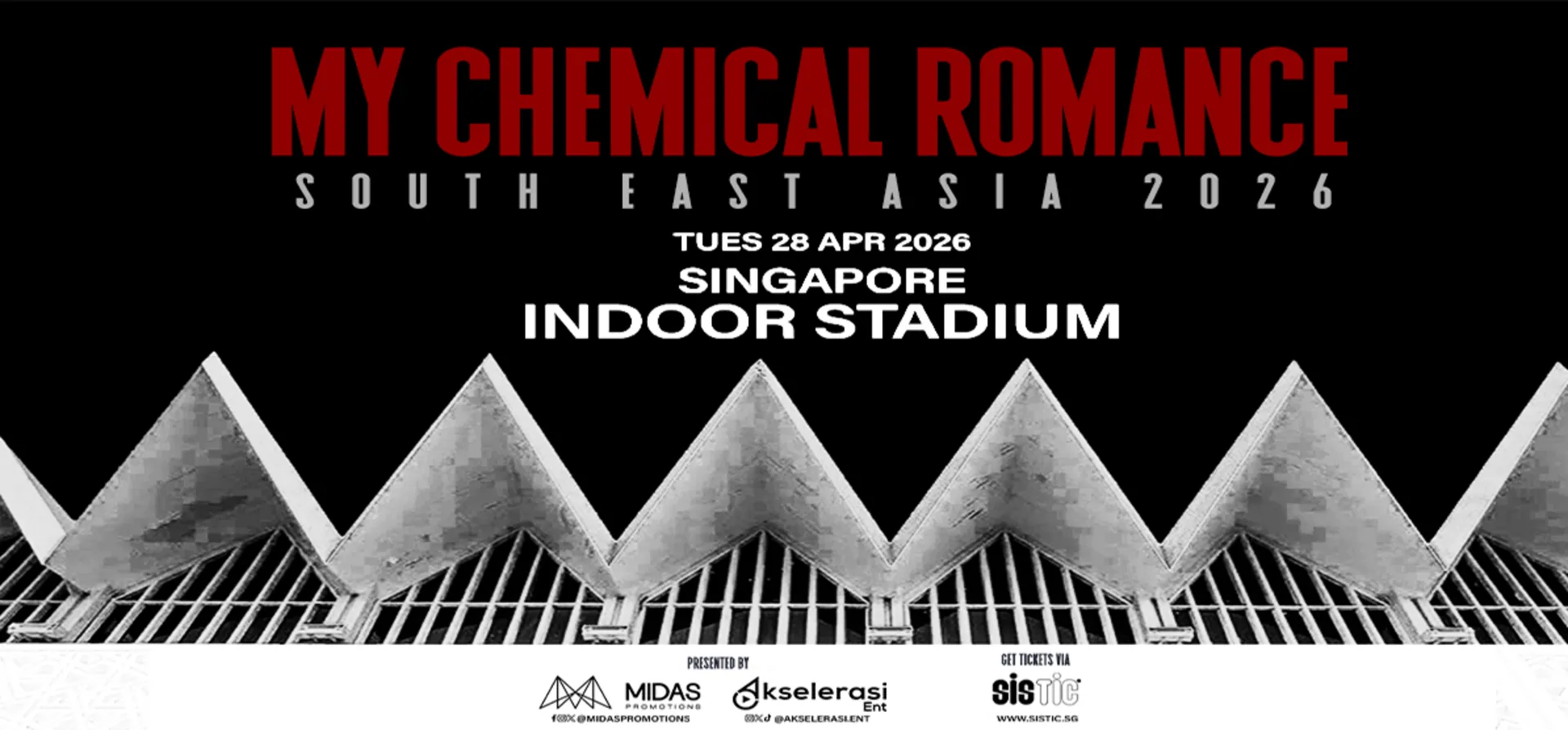 My Chemical Romance tour Bangkok, Bulacan, Singapore, Kuala Lumpur ...
