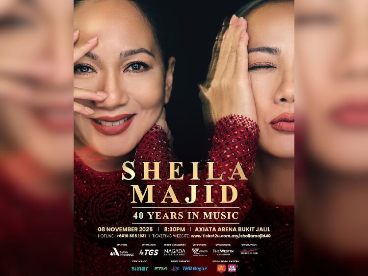 Sheila Majid to celebrate 40 years in showbiz with a Kuala Lumpur mega concert | Nestia