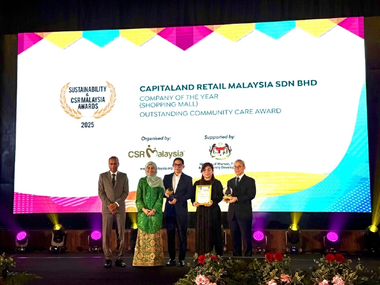 CapitaLand wins double honours at CSR Malaysia Awards 2025 for community care efforts | Nestia