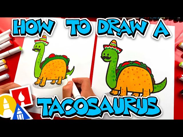 How To Draw A TacoSaurus | Nestia