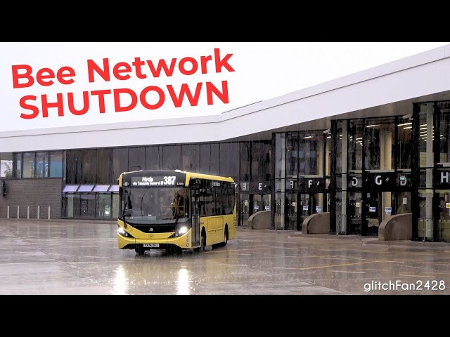 👻 Bee Network Strike turns Manchester Bus Stations into Ghost Towns ...