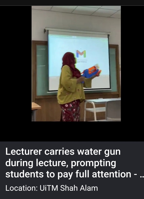 OPINION | When Lecturers Carry Water Guns: UiTM’s New Weapon Against ...