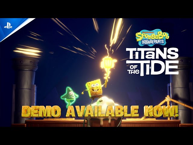 SpongeBob SquarePants: Titans of the Tide - Demo Trailer | PS5 Games ...