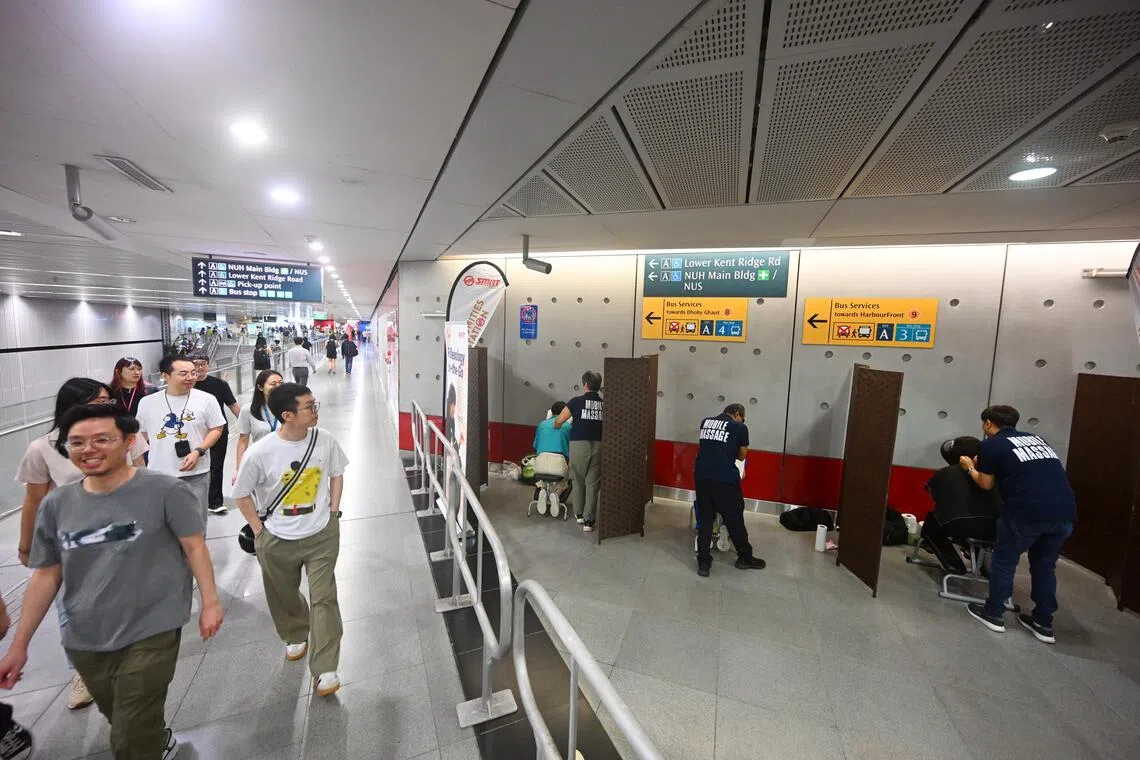 SMRT rolls out free reflexology service at 3 MRT stations | Nestia